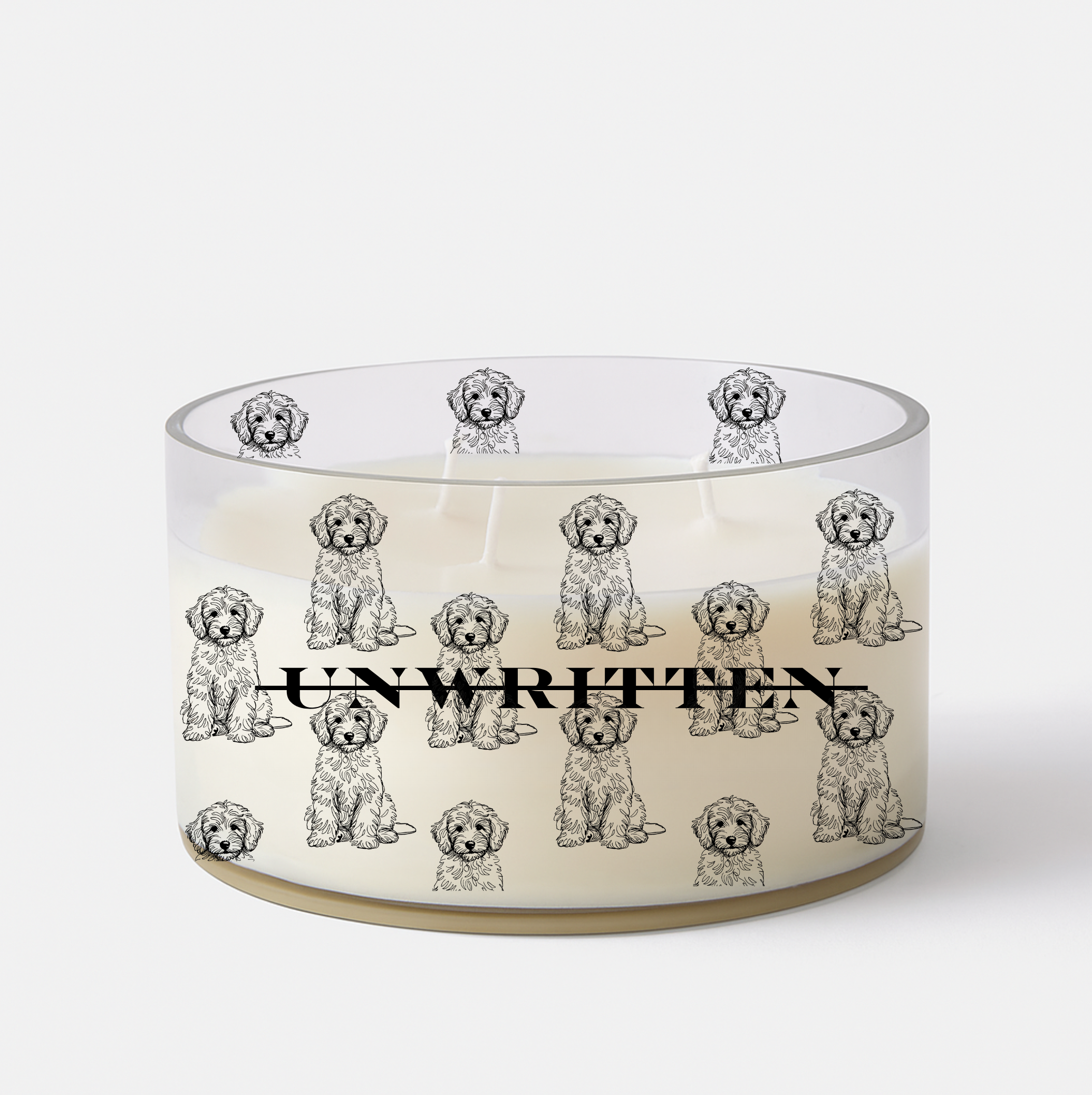 Labradoodle Container Candle – Unwritten